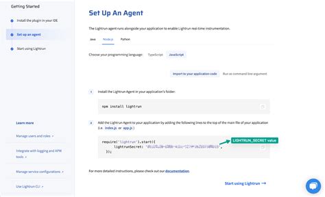 Lightrun Installation With Lambda Layers Docs