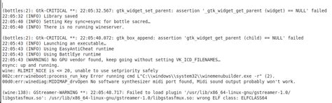 Bug Gstreamer Patch Testing Results · Issue 2276 · Bottlesdevs