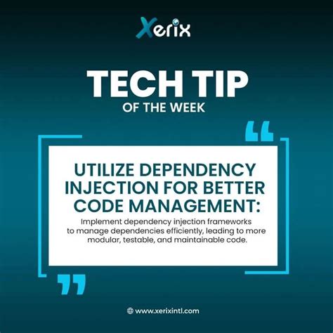 Dependencyinjection Techtips Modulardesign Codeoptimization