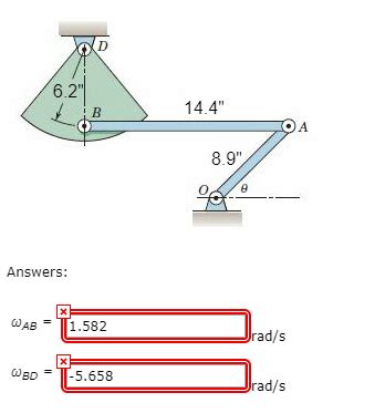 Solved Link OA Has A Counterclockwise Angular Velocity Chegg