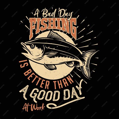 Premium Vector Fishing T Shirt Design Fishing Logo Type T Shirt