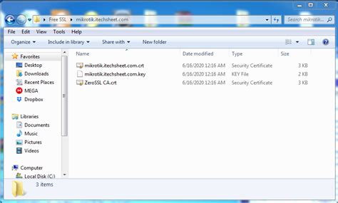 MikroTik Hotspot HTTPS Redirect With Free SSL Certificate System Zone