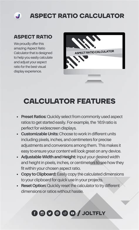 Display Aspect Ratio Calculator Joltfly