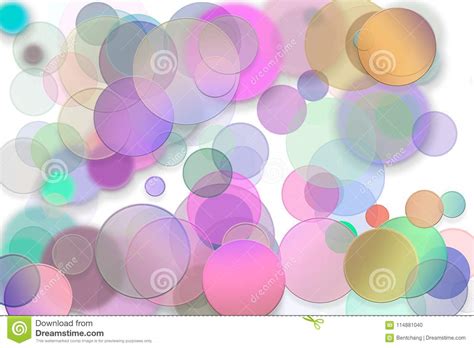 abstract embossed and random circle ellipse or bubble shape canvas