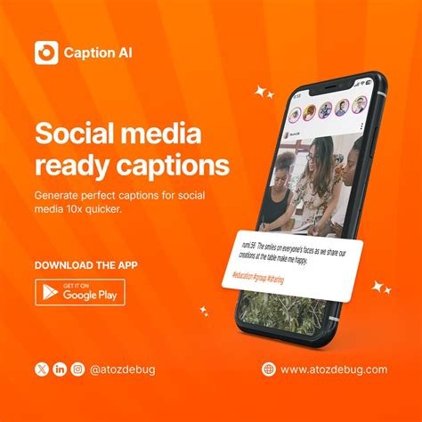 Boost Your Social Media Posts With Caption Ai Atozdebug Posted On The Topic Linkedin