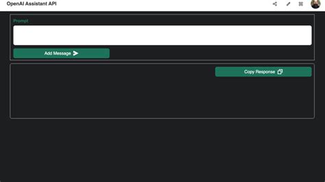 Openai Assistant Api Starter Template Appsmith Community Portal