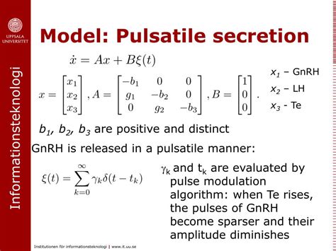 Ppt State Estimation In Endocrine Systems With Pulsatile Hormone Secretion Powerpoint