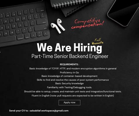 Jobs Hiring Backendengineer Fullremote Salsabila Fithriyah
