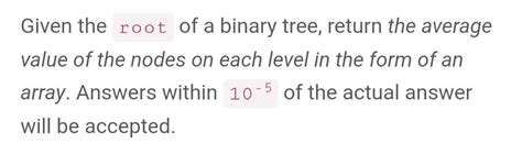 Bfsdfs Easy 637 Average Of Levels In Binary Tree Mei1102 Medium