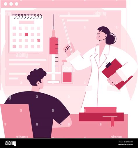 Immunization Education Abstract Concept Vector Illustration