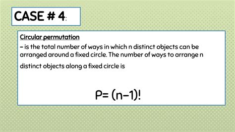 Math Permutation Circular Distinguishable Etc Pptx