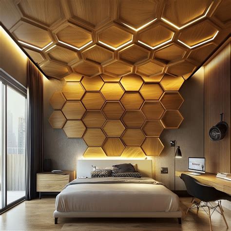 Honeycomb Design Ceiling
