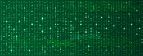 추상 기술 프로그래밍 바이너리 코드 벡터 녹색 배경 디지털 데이터와 숫자 0과 1과 함께 안전한 개념과 빛을 발합니다 코드에 대한 스톡 벡터 아트 및 기타 이미지 Istock