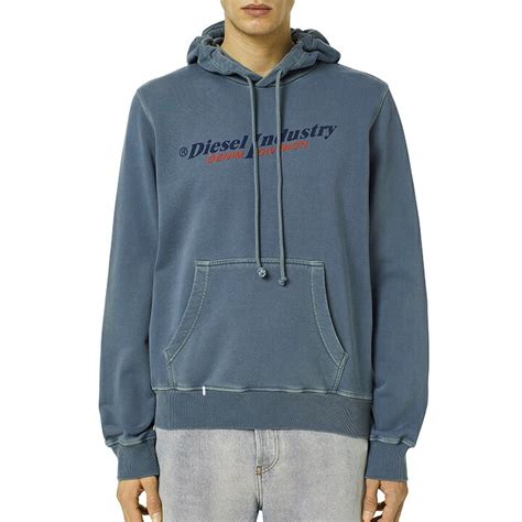 【楽天市場】 Diesel ディーゼル メンズ レディース 男女兼用 ロゴプリント プルオーバースウェットパーカー【s Ginn Hood
