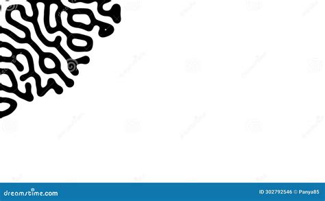 Reaction Diffusion Organic Pattern Cell Division Stock Illustration