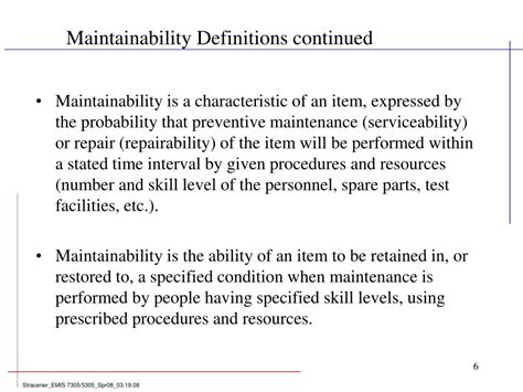Ppt Systems Maintainability Concepts And Metrics Powerpoint Presentation Id 4685378