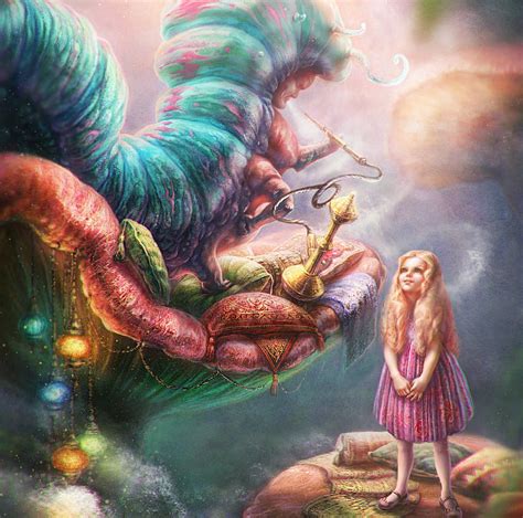 Alice In Wonderland Caterpillar Smoking Tim Burton
