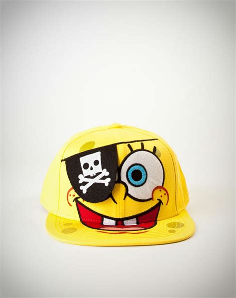Spongebob Pirate Snapback Hat In 2024 Hats Spongebob Snapback Hats
