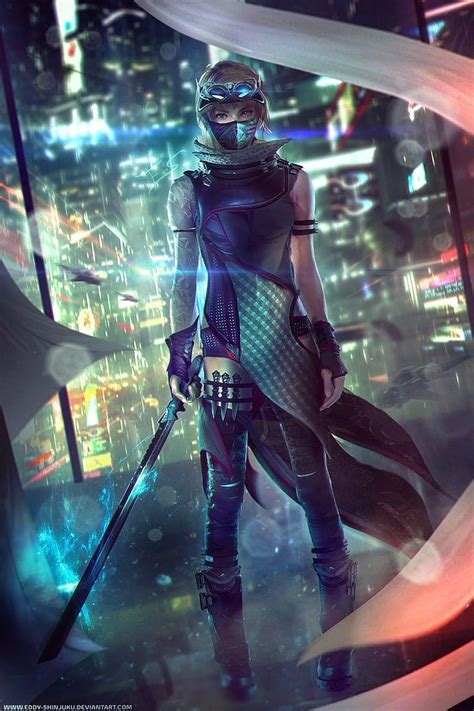 Ninja Cyberpunk Wallpapers Top Free Ninja Cyberpunk Backgrounds