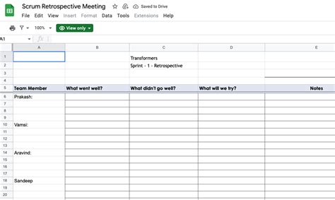 10 Free Agile Sprint Retrospective Templates In Excel And Word