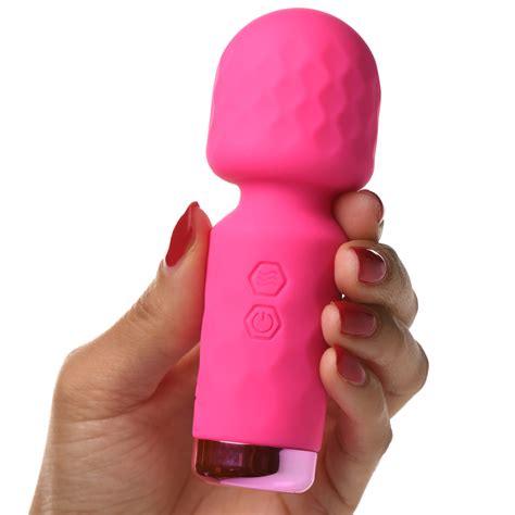 10X Mini Silicone Wand Pink Sex Toy Distributing