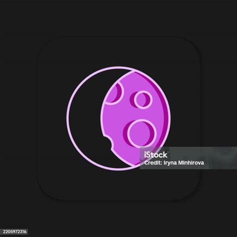 채워진 개요 달의 위상 아이콘 검은 배경에 고립되어 있습니다 그림자가 있는 평평하게 채워진 윤곽선 스타일입니다 벡터 25 센트에 대한 스톡 벡터 아트 및 기타 이미지