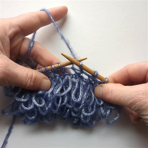 How To Knit Loop Stitch Step By Step