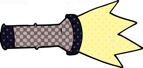 Cartoon Doodle Torch PNG