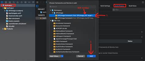 Objective C How Do You Add Gpuimage To An Ios Project Stack Overflow