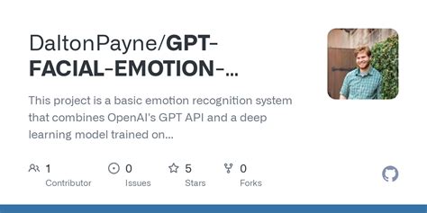 Github Daltonpaynegpt Facial Emotion Recognition This Project Is A