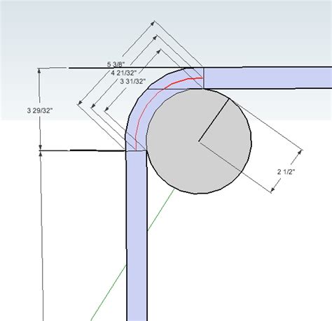Persimmon Forge Professional Blacksmithing Calculating The Bend
