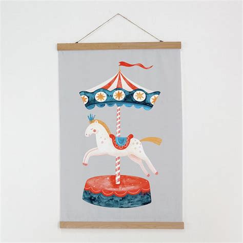 Тканинний постер карусель — ціна 590 грн у каталозі Постери Купити
