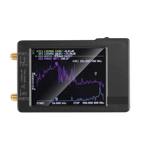 Vector Network Antenna Analyzer KHz GHz MF HF VHF UHF With SD Card Slot VNA H Tester