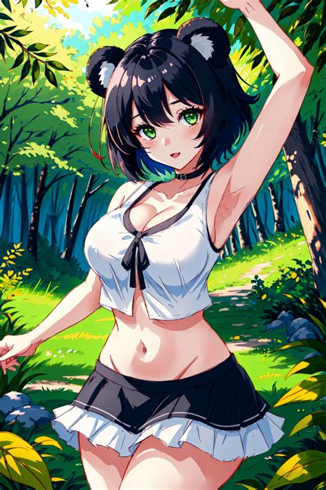 Sexy Panda Girl By Artfulasylum On Deviantart