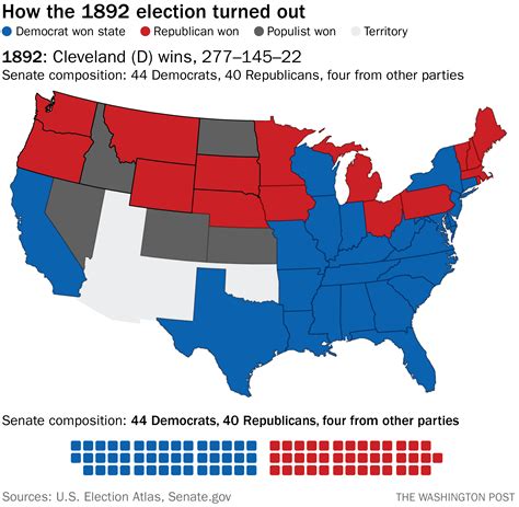 1892 Election Map