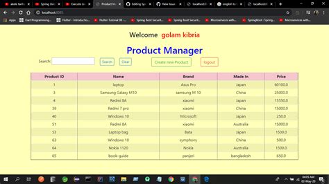 GitHub MdGolam Kibria Spring Boot CRUD ProjectSpringMVC