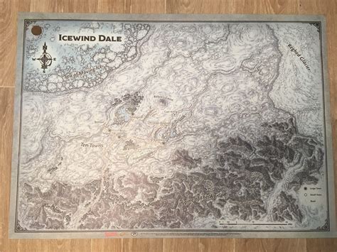 Dandd Icewind Dale Rime Of The Frostmaiden Regional Map Fantasyobchod Cz