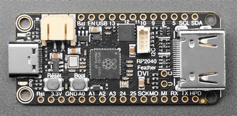 pinouts adafruit feather rp2040 with dvi output port adafruit
