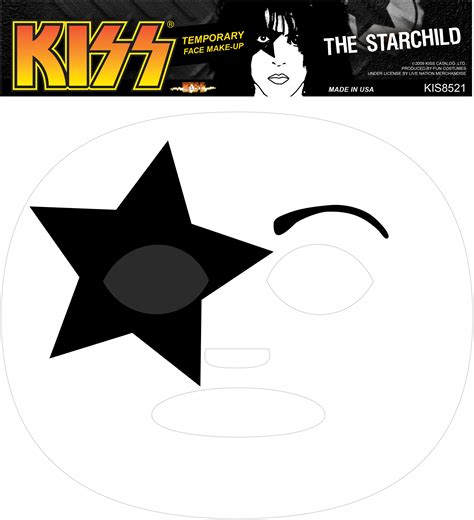 Kiss Makeup Template Printable