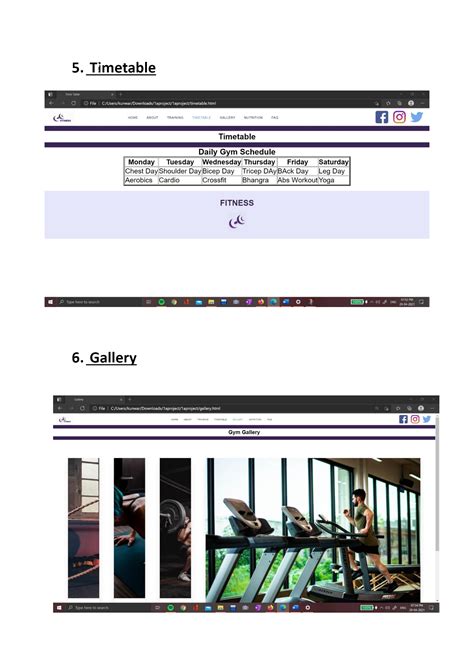 Github Vizualaid The Project Is Based On “fitness Club” Here We Can