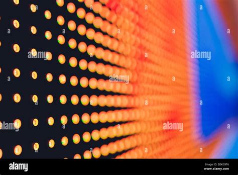 Led Light Pattern Technology Abstract Background Close Up Stock Photo Alamy