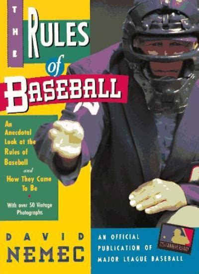 The Rules Of Baseball By David Nemec 9781558212800 Ebay