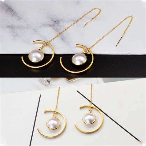 18k 골드 도금 반원 모양 비즈 프레임 기하학 링크 스페이서 커넥터 Diy 귀걸이 수제 보석 만들기 4 개 쥬얼리 만들기