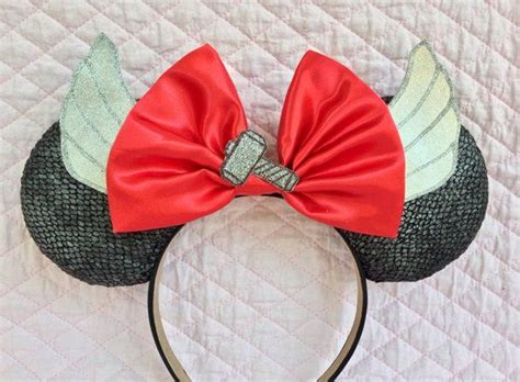 Thor Inspired Mouse Ears Felt Headband Unicorn Headband Rose Gold