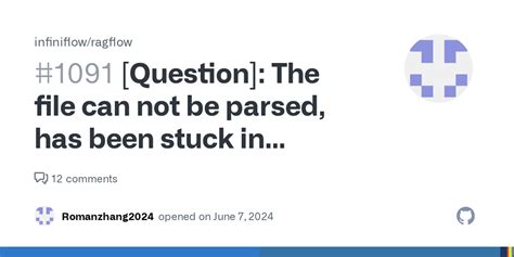 Question The File Can Not Be Parsed Has Been Stuck In Parsing Even For A Day Or Two Without