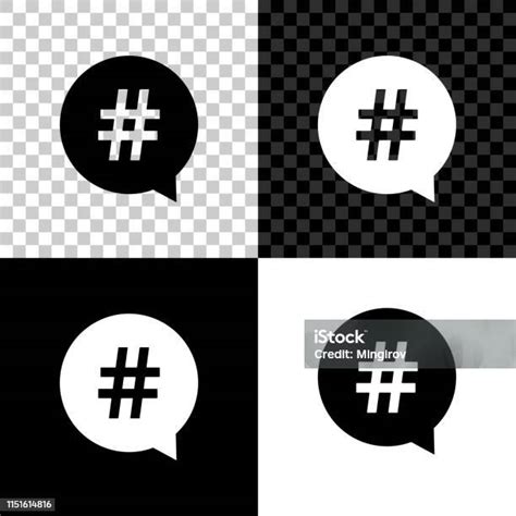 원 아이콘의 해시 태그는 검정색 흰색 및 투명 한 배경에 고립 되어 있습니다 소셜 미디어 기호 숫자 기호 소셜 미디어 마이크로 블로깅 Pr 인기의 개념 벡터 일러스트 0명에