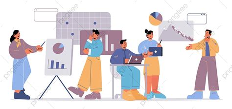 분석가 팀 분석 데이터 차트 비즈니스 개념 상업 재원 무역 Png 일러스트 및 벡터 에 대한 무료 다운로드 Pngtree