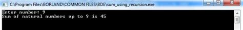 Education For All C Program To Find Sum Of Natural Numbers Using Recursion