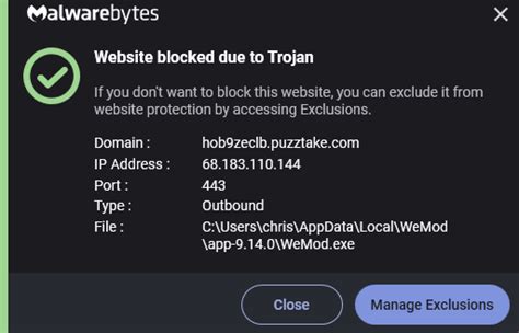 malwarebytes pop up website blocking malwarebytes forums