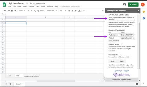 Connect Eventbrite To Google Sheets API Integration Apipheny